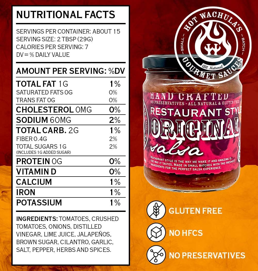 Restaurant Style Original Salsa - Medium – Finke Farms Beef